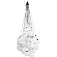 Luceplan - Stochastic Pendelleuchte LED, 25 W / 2700 K, 48 Kugeln ...